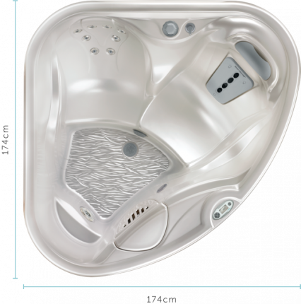 2 Person Spa Pool | Corner Hot Tub TX HotSpring Spas NZ