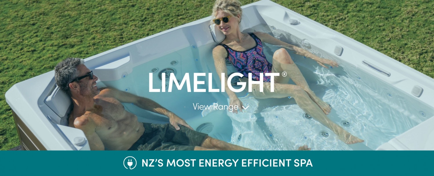Outdoor Hot Tubs | THE LIMELIGHT® COLLECTION | Hot Spring Spas NZ
