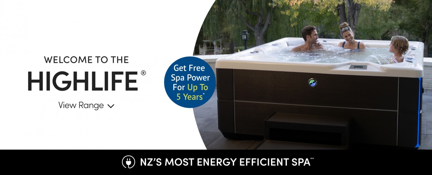 Outdoor Spa Hot Tub | THE HIGHLIFE® COLLECTION | Hot Spring Spas NZ